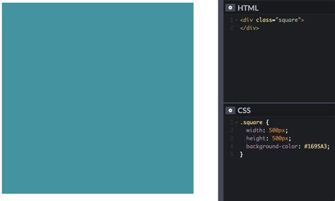 How To Create Square Box Using Css At Olivia Quinlivan Blog