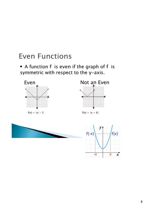 1 06 Even And Odd Functions Notes Pdf Physics Science