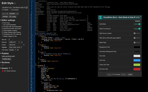 Configure Style In The Editor · Openstyles Stylus · Discussion 1490 · Github