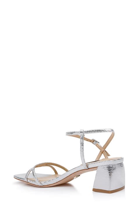 Carlota Textured Block Heeled Sandals By Badgley Mishcka