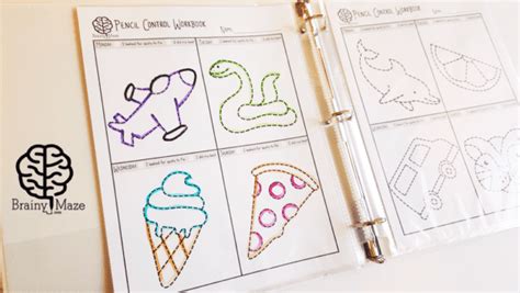 Pencil Control Workbook The Crafty Classroom