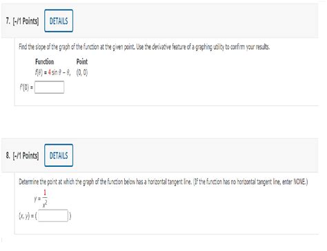 Solved Consider The Following Function √x 1 1 A Find