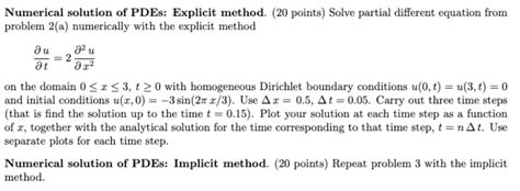solved numerical solution of pdes explicit method 20