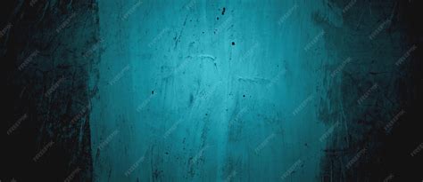 어두운 파란색 벽 질감 배경 할로윈 배경 긁힌 자국이 있는 무서운 파란색과 검은색 그런 지 배경 프리미엄 사진
