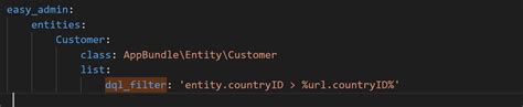 Use Params On Dql Filter Issue 1943 EasyCorp EasyAdminBundle