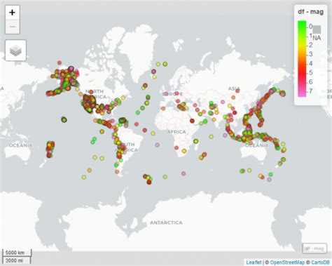 Earthquake Analysis Visualizing Data On Maps DataScience
