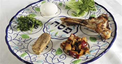 Zeroa Symbol Of Sacrifice At Passover Seder Plate