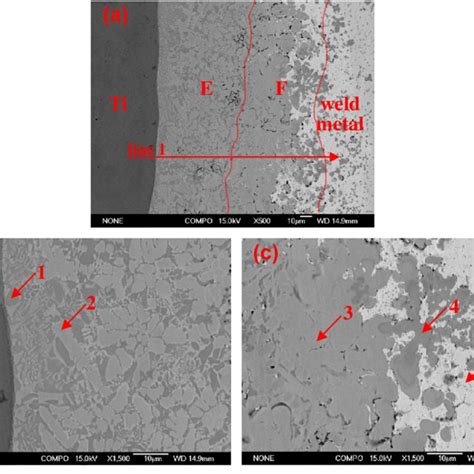 Microstructures Of Titanium Weld Interface Between The Weld Metal And