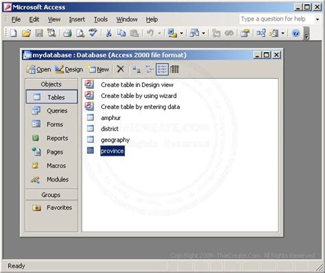 Import Mysql To Access Database เทคนิคการอิมพอร์ทฐานข้อมูล Mysql เข้า