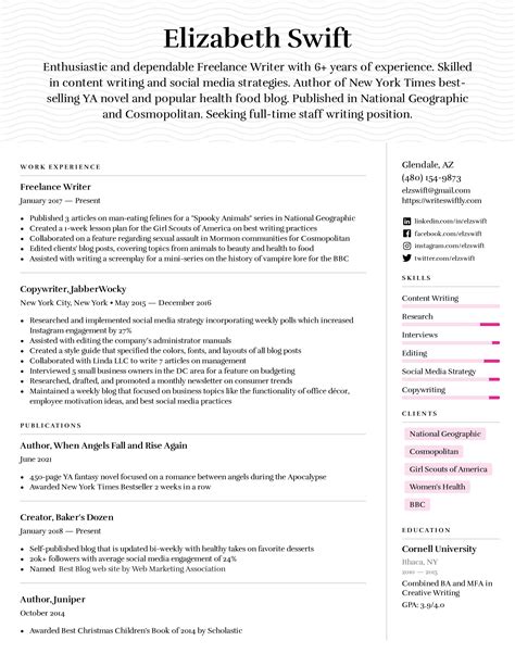 Script Writer Resume Sample Billotri