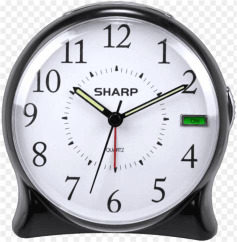 Sharp Quartz Analog Desk Clock Toppng