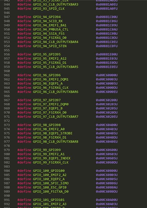 TMS320F28388D Where Are The Gpio Pins Between 94 119 And Later Located