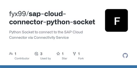 Github Fyx99sap Cloud Connector Python Socket Python Socket To Connect To The Sap Cloud