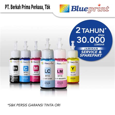 Jual Tinta Epson Original Blueprint Refill Printer Epson L L L L Ml Varian