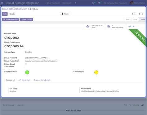Dropbox Odoo Integration Webkul