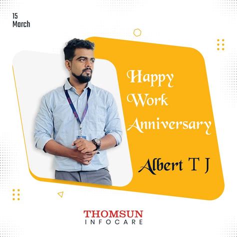 Thomsun Infocare On Linkedin Workanniversary Thomsuninfocare Tic