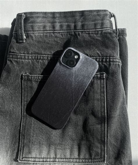 속담 Black Denim Gradation 블랙 검은색 데님 그라데이션 유광하드 아이폰15 갤럭시24 폰케이스