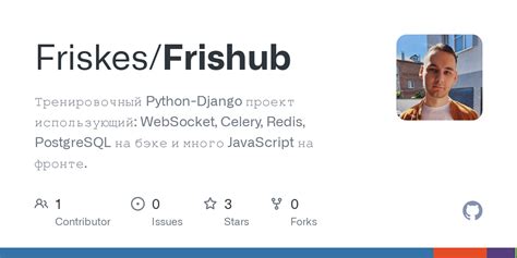 Github Friskesfrishub Тренировочный Python Django проект