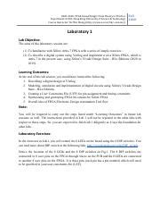 FPGA Based Design Laboratory Theory To Practice Course Hero