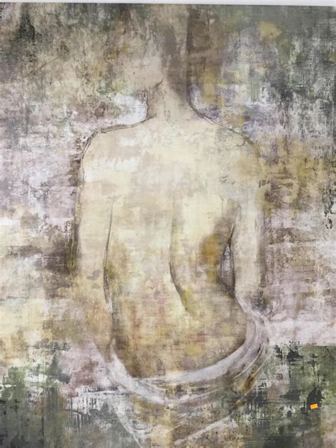Lot Contemporary Style Female Nude Art Print On Canvas