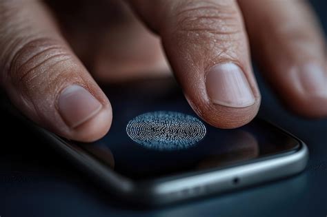 Cyber Protection Visual Of A Secure Padlock Digital Fingerprint Trail Data Protection With A