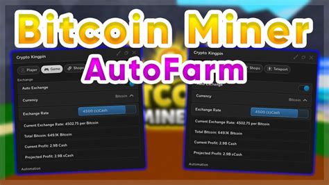 Bitcoin Miner AutoFarm Teleporter Script Pastebin YouTube
