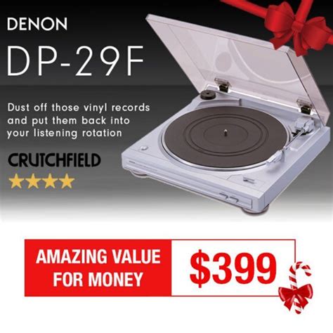 Denon DP 29F Belt Driven Fully Automatic Analog Turntable With RIAA Equalized Phono
