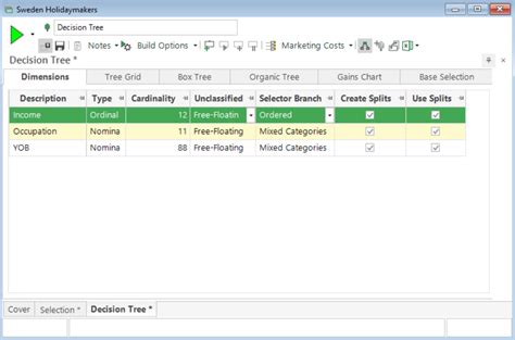 Decision Tree Example 04 Setting The Dimensions