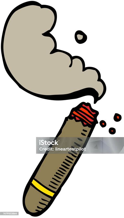 Comic Zigarre Stock Vektor Art Und Mehr Bilder Von Außergewöhnlich
