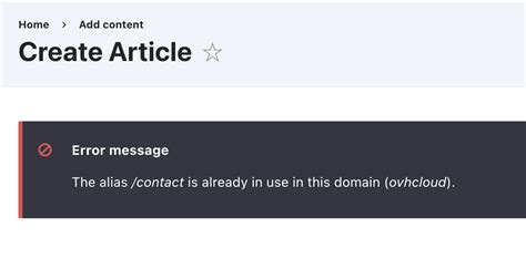 Domain Unique Path Alias