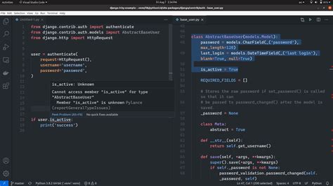 django model field · issue 212 · microsoft pylance release · github