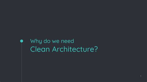 Droidcon 2020 Why We Need Clean Architecture Speaker Deck