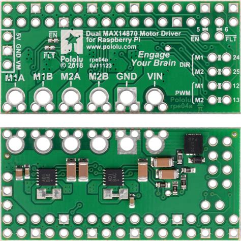 Doppio Driver Motore Max14870 Per Raspberry Pi Kit Parziale Opencircuit