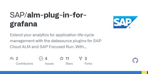 Github Sap Alm Plug In For Grafana Extend Your Analytics For Application Life Cycle