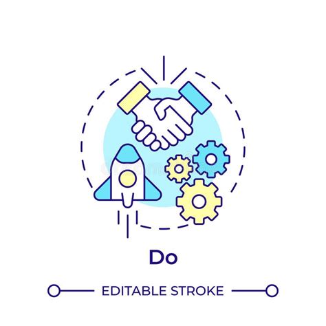 Do Multi Color Concept Icon Stock Vector Illustration Of Isolated Round 318164431