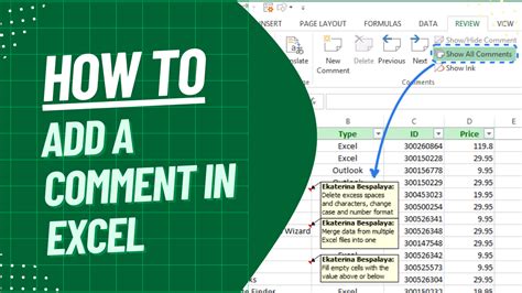 How To Add A Comment In Excel A Step By Step Guide Earn And Excel