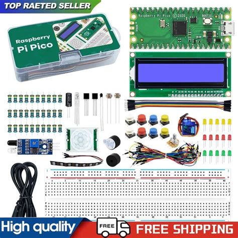For Raspberry Pi Pico Rp2040 Basic Starter Kit Lcd1602 Display Module
