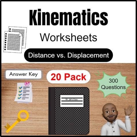 Kinematics Quiz Distance Vs Displacement Worksheet 20 Pack