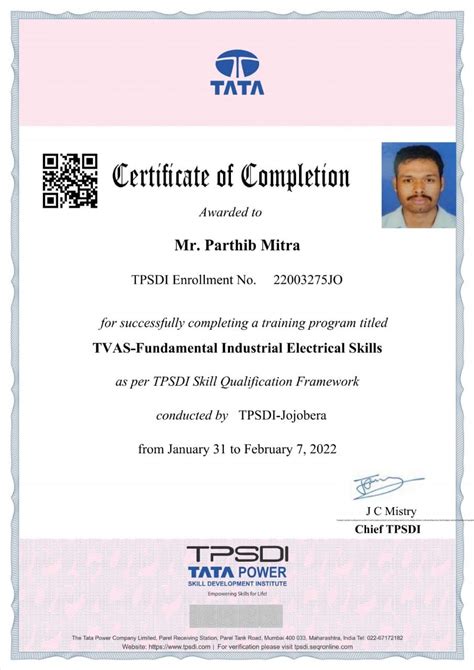 Parthib Mitra On Linkedin I Am Very Glad To Persue This Training And This Training Helps Me To