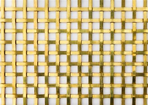 New Woven Brass Mesh Design Bold Luxury Style Arrow Metal