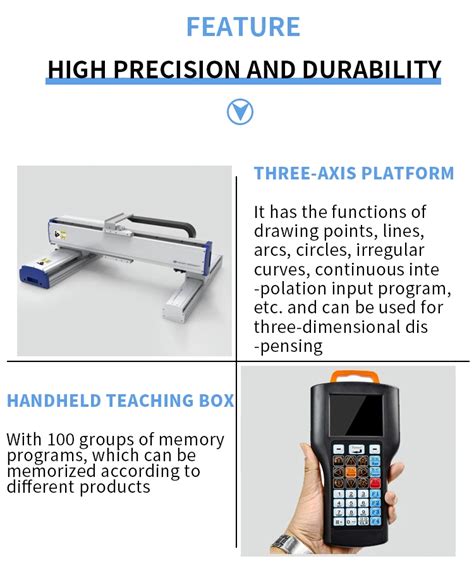 3 Axis Automatic Desktop Glue Robot Machine 30ml Syringe Type