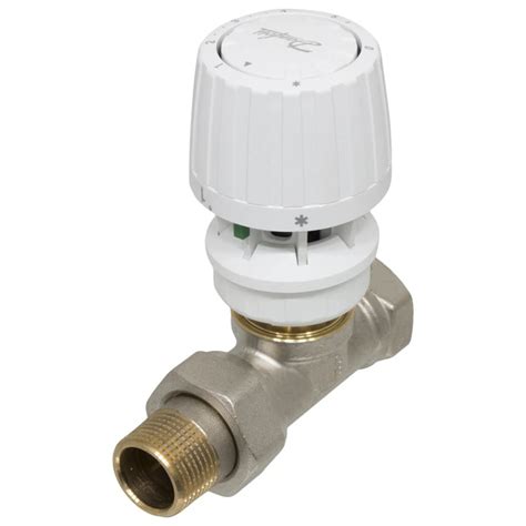 Клапан термостатический прямой с термоголовкой 1 2 Danfoss для однотрубной системы отопления