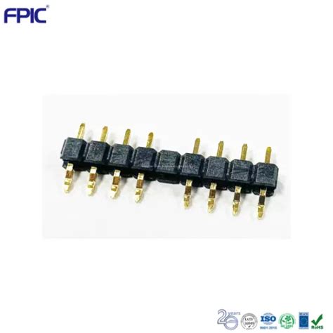 2 54mm Pitch Horizontal Pin Header SMT Male Pin Connector PCB Header Pin Header And PCB Connector