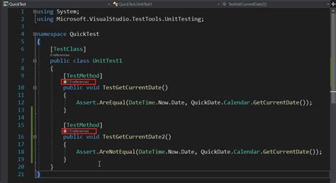 Write Unit Tests For Cc Visual Studio Windows Microsoft Learn