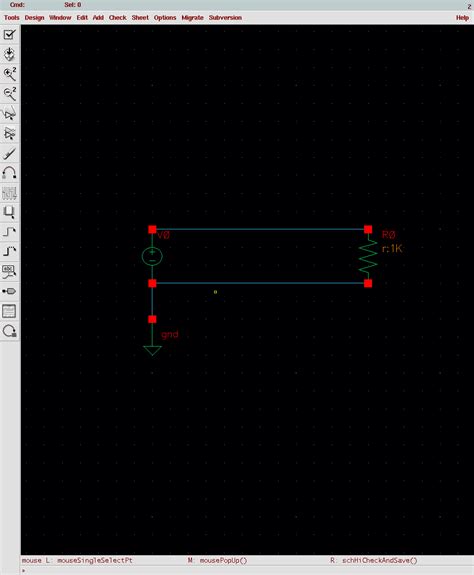pictorial introduction to using cadence and subversion circuit design