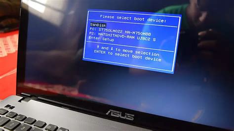 How To Boot Asus Laptop From Usb Boot Menu Key F550