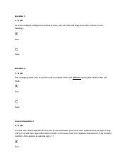 EXCEL QUIZ Docx Question Pts To Select Multiple Contiguous Columns Or Rows You Can