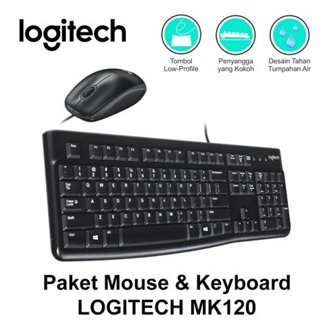 Keyboard Mouse Logitech Mk Usb Combo Lazada Indonesia