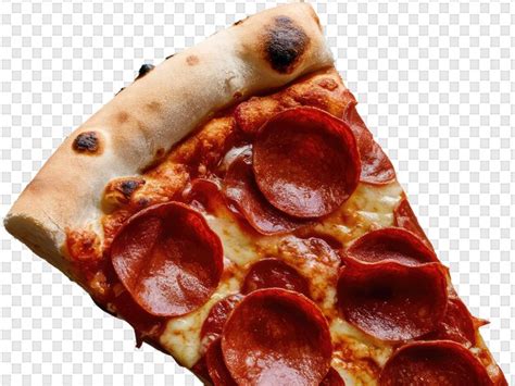 Premium Psd A Slice Of Pizza With A Burnt Crust And A Burnt Crust