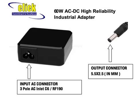 Click 24v Power Adapter For Tsc Barcode Printer 2 5 Amp At Rs 750